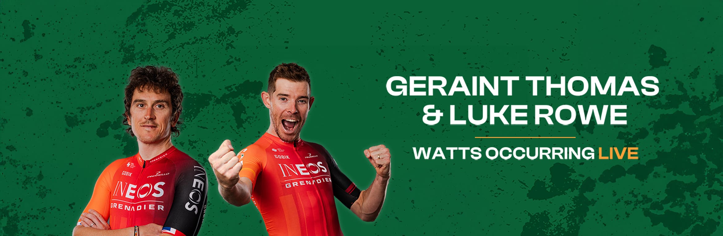 Geraint Thomas and Luke Rowe: Watts Occurring LIVE tickets | The Lowry ...
