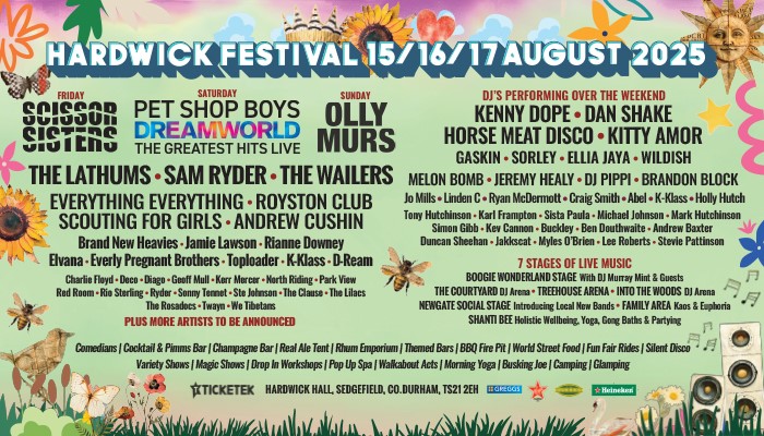 Hardwick Festival 2025 tickets | Tours and Events | Ticketek UK
